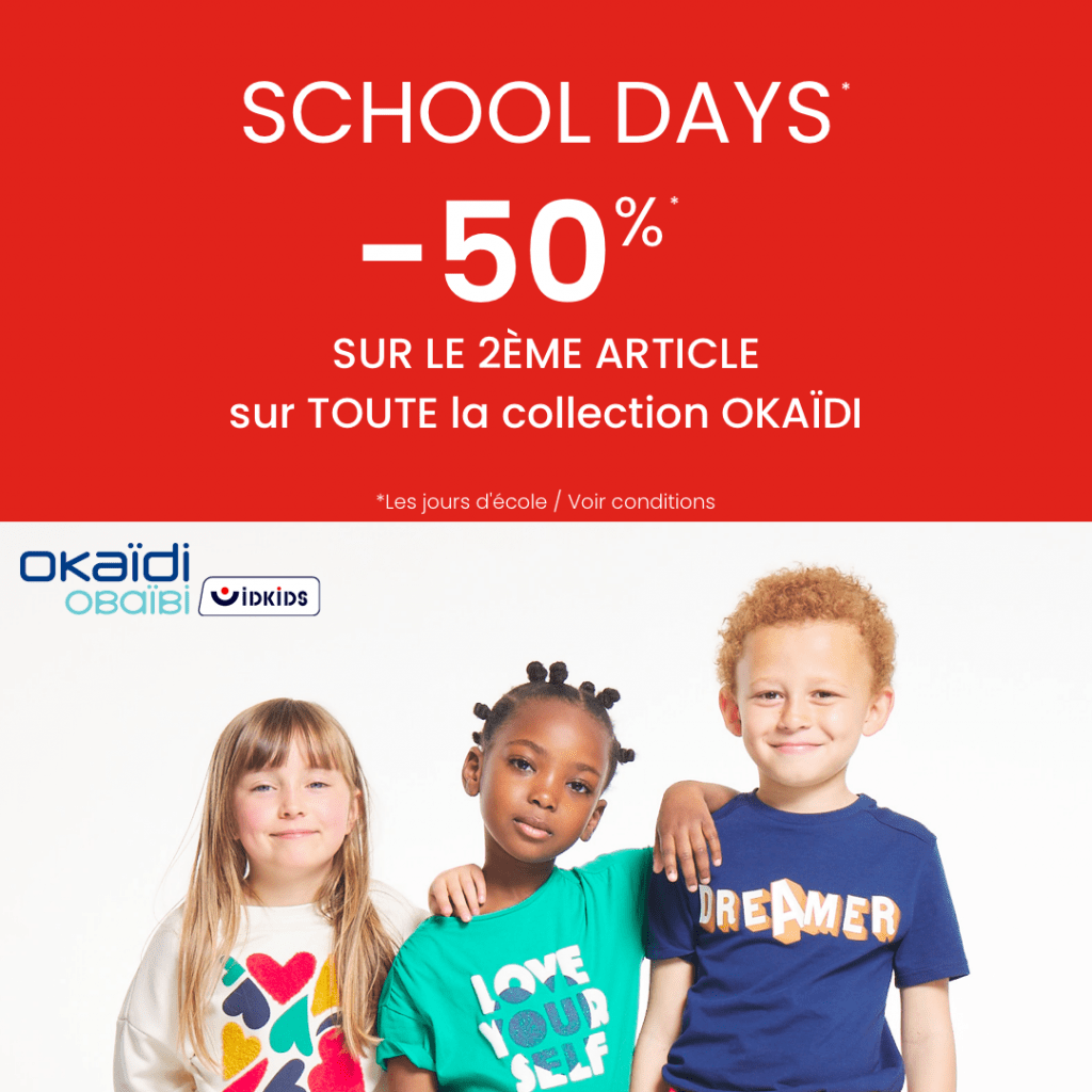 Préparez la rentrée avec style chez Okaidi ! - Riom Sud | Votre centre ...